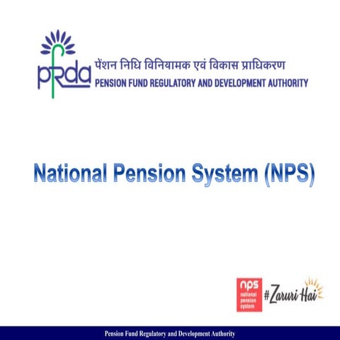 NPS (NATIONAL PENSION SCHEME) PPT | PDF