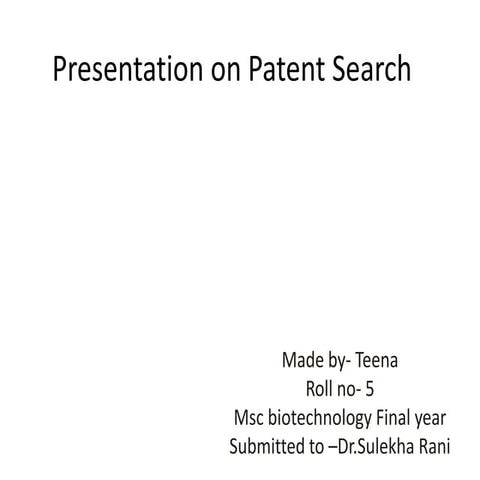 Orbit Patent Search | PDF