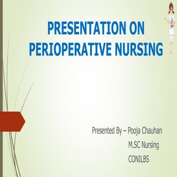 Peri-operative nursing PPT | PPTX
