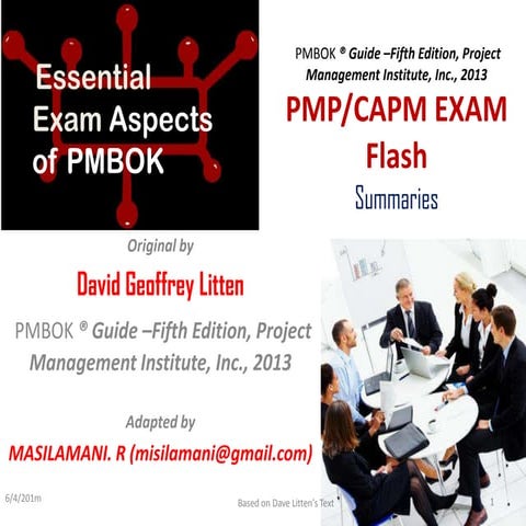 Presentation on pmp exam | PPTX