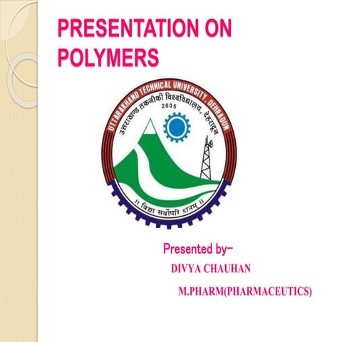 Polymers | PPTX | Chemistry | Science