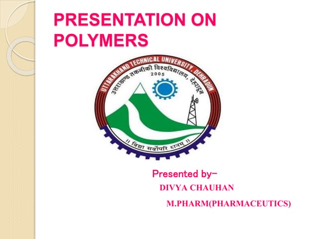Properties of polymers | PPTX | Chemistry | Science