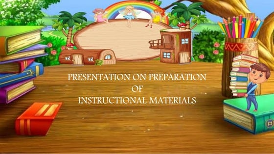 Preparation Of Instructional Materials | PPT | Education