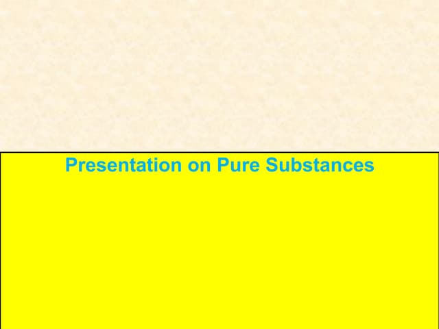 Thermodynamics (Properties of pure substance) | PPT