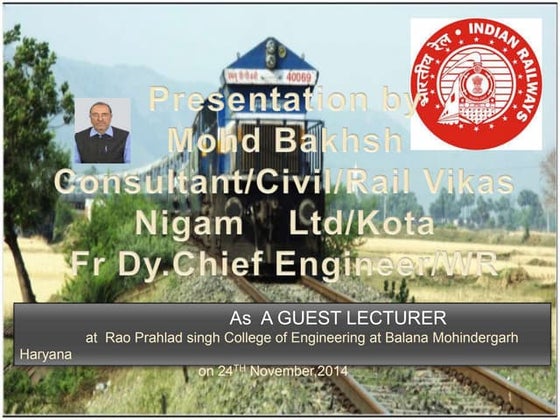 Earthwork & track formation Railway Engineering | PPTX | Rail Travel ...