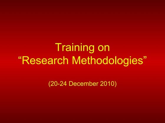 Lesson 1 introduction to quantitative research | PPTX