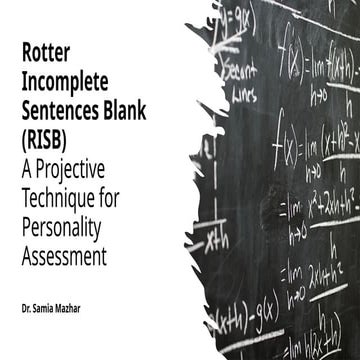Presentation on RISB.pptx scoring and report writing | PPTX