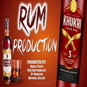 Rum Production | PDF