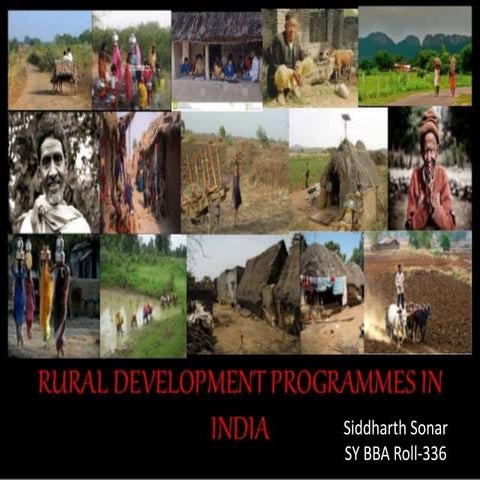 rural development projects and case study for the study | PPTX