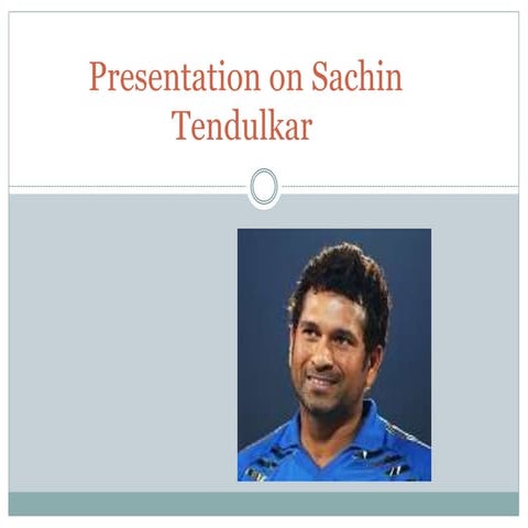 INDIAN CRICKET TEAM | PPTX