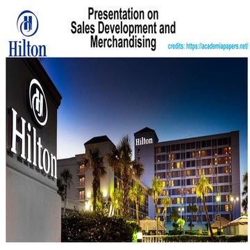 Sales Development and Merchandising | PPT