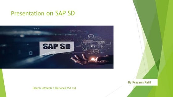 Sap sd overview training | PPTX