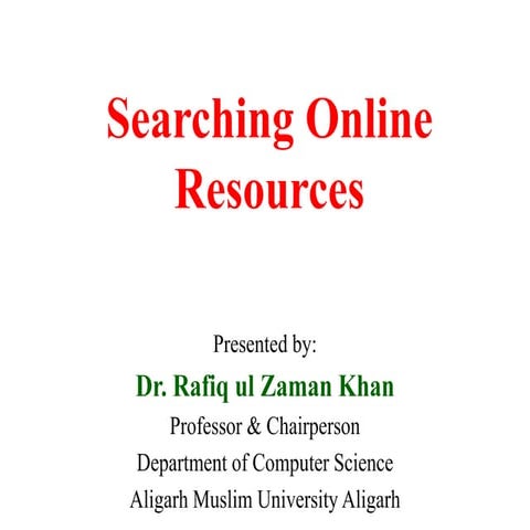 Presentation on Searching Online Resources2.pptx