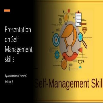 Presentation on Self Management skills.pptx