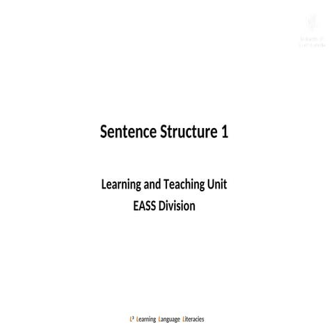 Comprehensive Guide to Sentence Structures: Simple, Compound, and ...