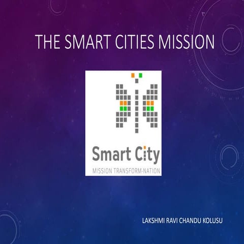 SMART CITIES MISSION | PPTX