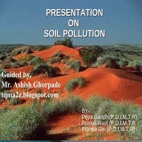 Presentation on soil | PPT