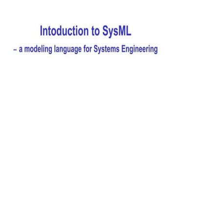 Presentation on SysML.pptx