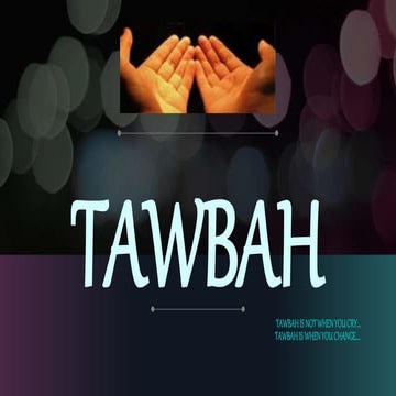 Repentance (Tawbah) | PPTX
