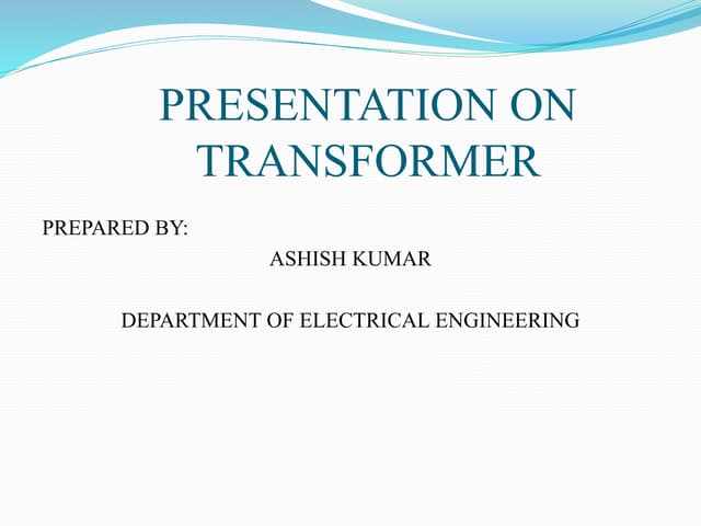 Transformer ppt download | PPT