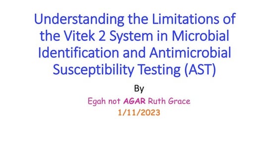 Vitek 2 compac tpptx | PPTX