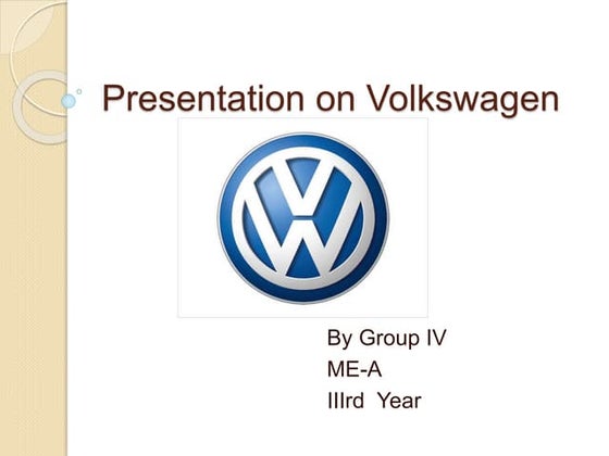 Volkswagen factory | PPT