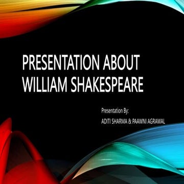 Presentation on William Shakespeare’s.pptx