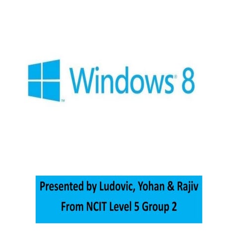 Presentation on windows 8 | PPT