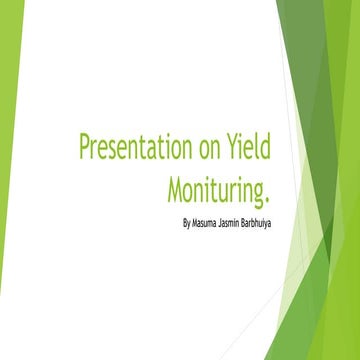 Presentation on Yield Monituring.pptx