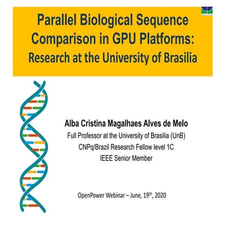 Parallel Biological Sequence Comparison In Gpu Platforms Ppt 6650