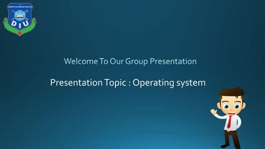 A presentation on operating system | PPT
