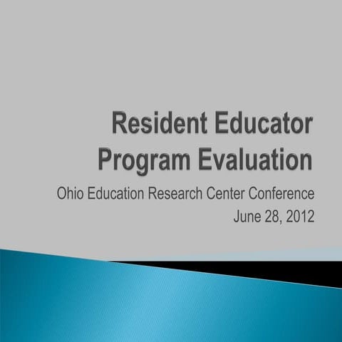 Ohio Resident Education Program Evalaution | PDF