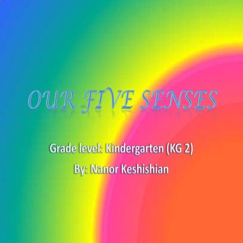 Presentation our five senses | PPT