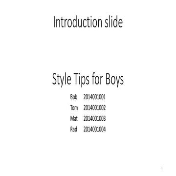 Presentation outline | PPTX