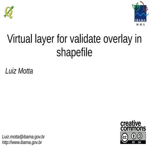 Virtual layer for validate overlay in shapefile | PDF