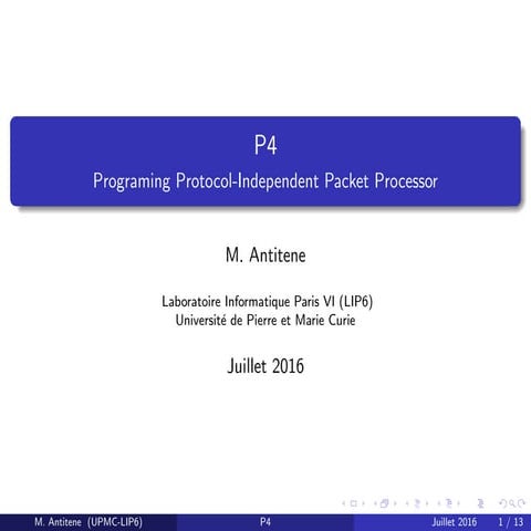 P4: Programming Protocol-Independent Packet Processor | PDF