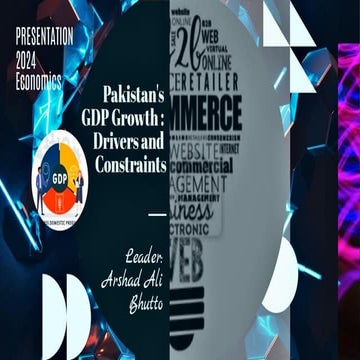 Presentation Pakistan's GDP Growth and Drivers and Constraints.pptx ...