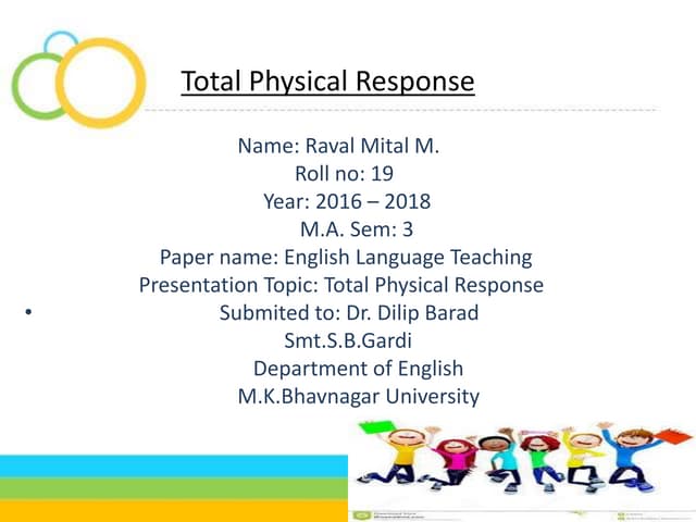 Total Physical Response (TPR Method) | PPTX | Education