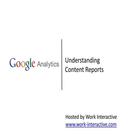 Google Analytics Seminar - part 4 | PPTX