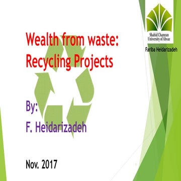wealth from waste part 1 | PPT