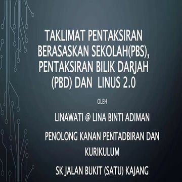 Presentation pbs | PPTX