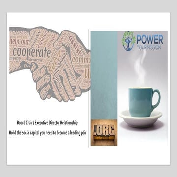 The Board Chair + Executive Director Relationship: How to Become a ...