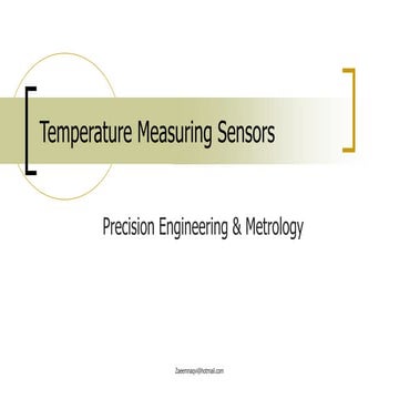 Temperature Measuring Seonsors | PPT