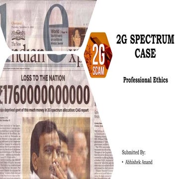 2G SPECTRUM CASE | PPTX