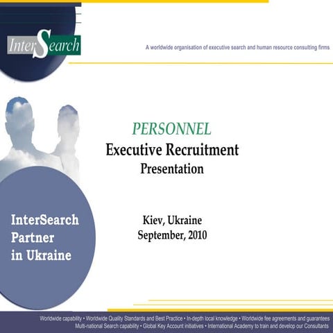 Presentation Personnel Executive 2010 | PPT