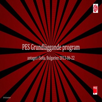 Presentation pes gp 0. grundläggande program 30 min ver 1.0 | PPT