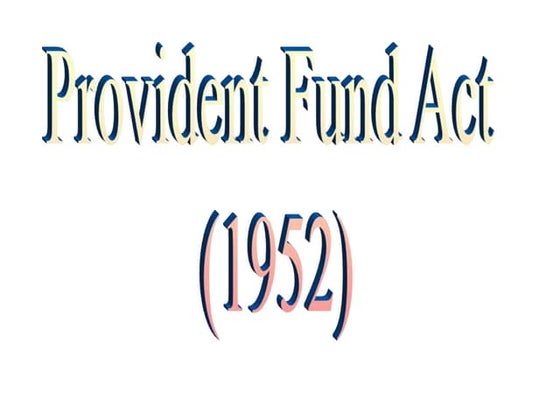 Presentation on epfo | PPTX | Government Support and Welfare ...