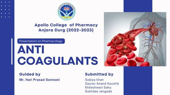 Anticoagulants | PPT
