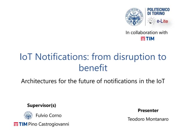 Phd Defense Of Teodoro Montanaro Ppt