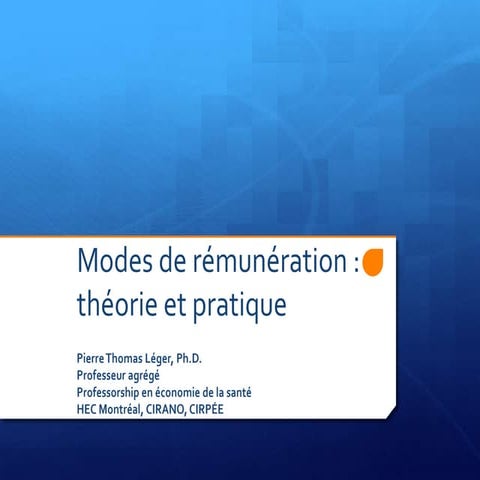 Présentation pierre thomas léger